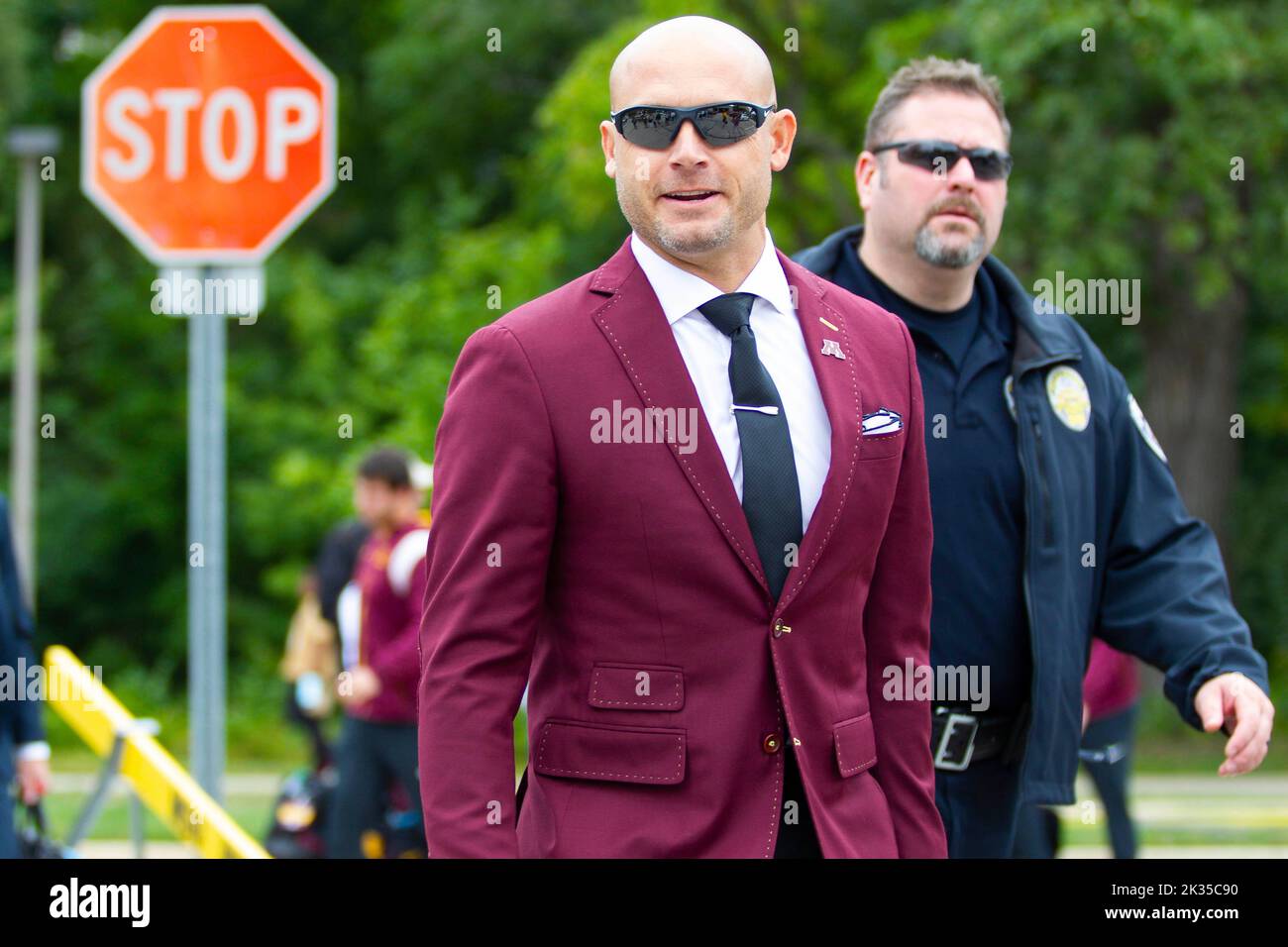 East Lansing, Michigan, USA. 24th Sep, 2022. Minnesota head coach P.J ...