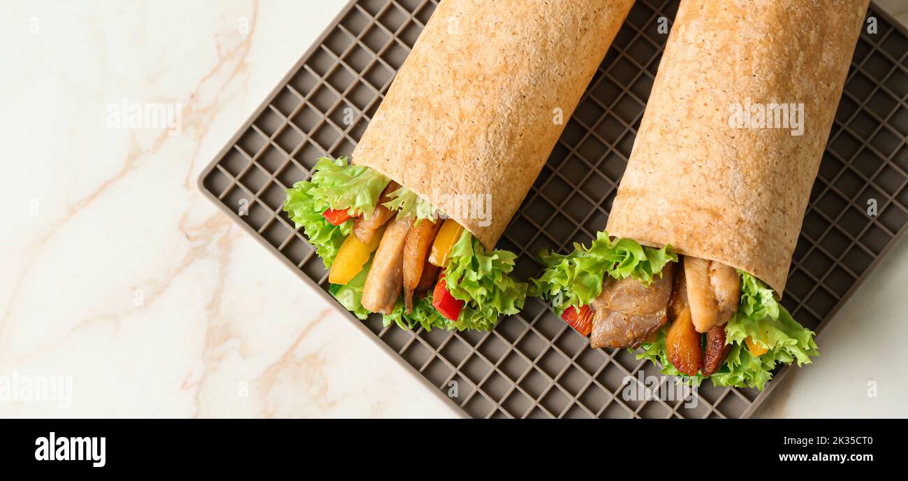 Doner banner hi-res stock photography and images - Alamy