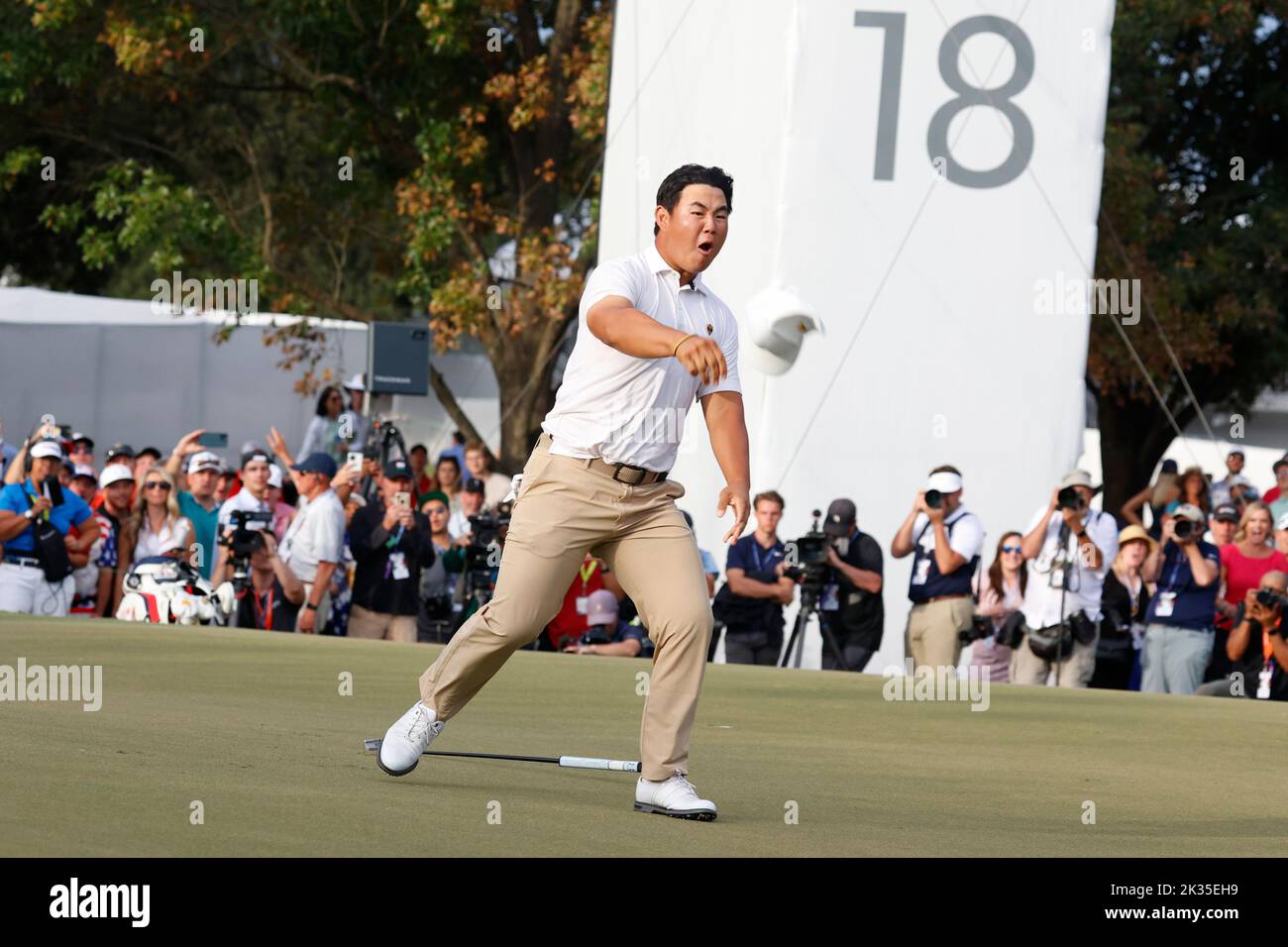CHARLOTTE, NC - SEPTEMBER 24: International Presidents Cup player Tom ...