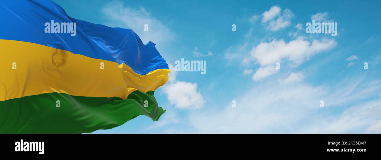 official flag of Hatillo, Puerto Rico untied states of America at ...