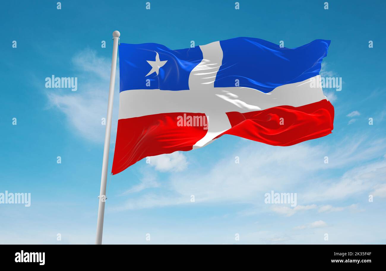 official flag of 1868 Lares Revolutionay untied states of America at ...