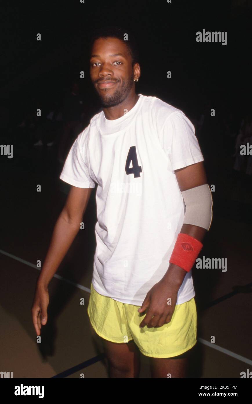 Kadeem Hardison at the Pro-Celebrity Charity Basketball Tournament on ...