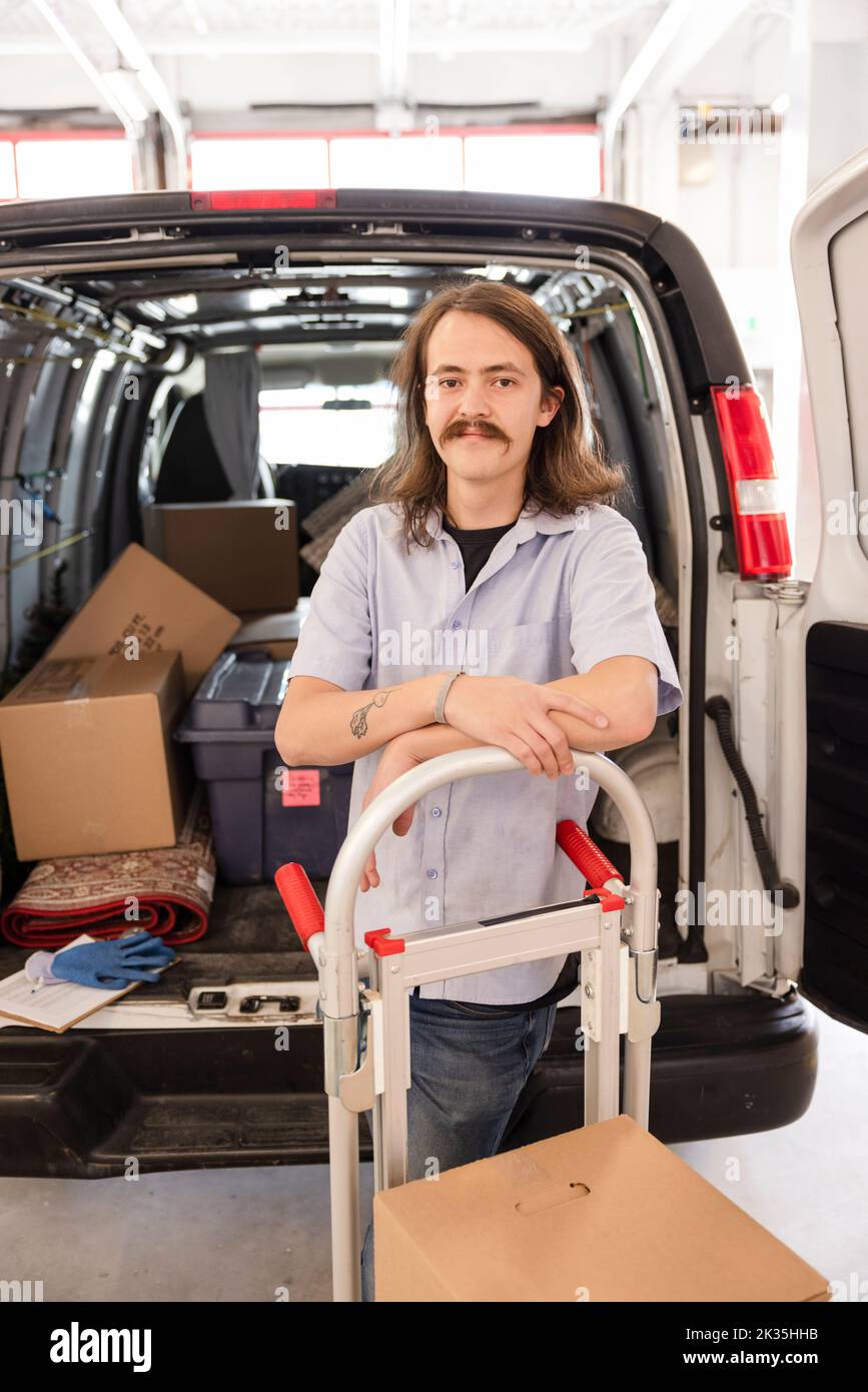 Self portrait with white collar hi-res stock photography and images - Alamy