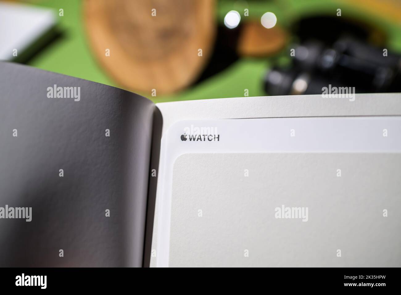 London, United Kingdom - Sep 23, 2022: Watch word and Apple Computers ...