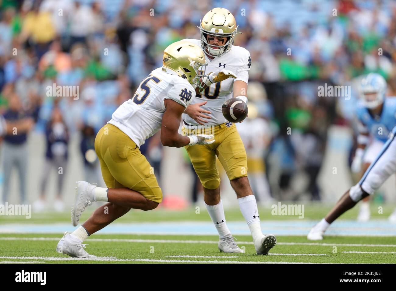 Chapel Hill, North Carolina, USA. 24th Sep, 2022. Notre Dame Fighting ...