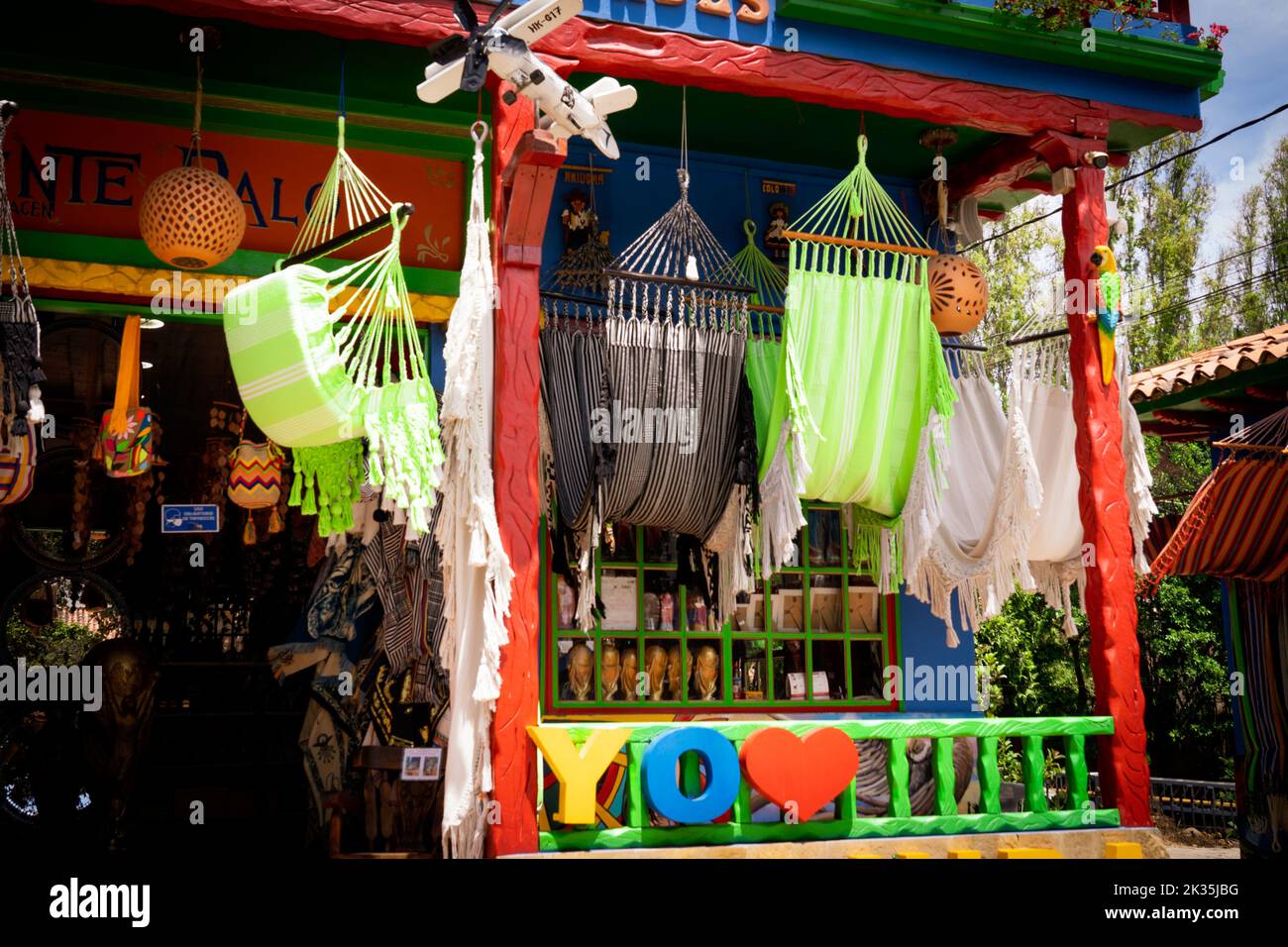 Colonial town of Raquira, Colombia is also known as the Land of Pottery ...