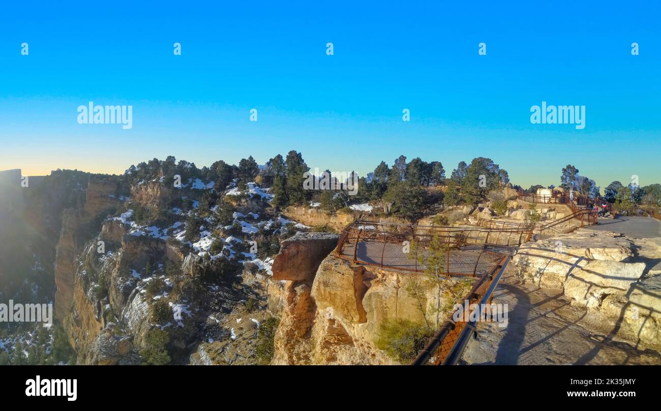Grand canyon view platform hi-res stock photography and images - Alamy