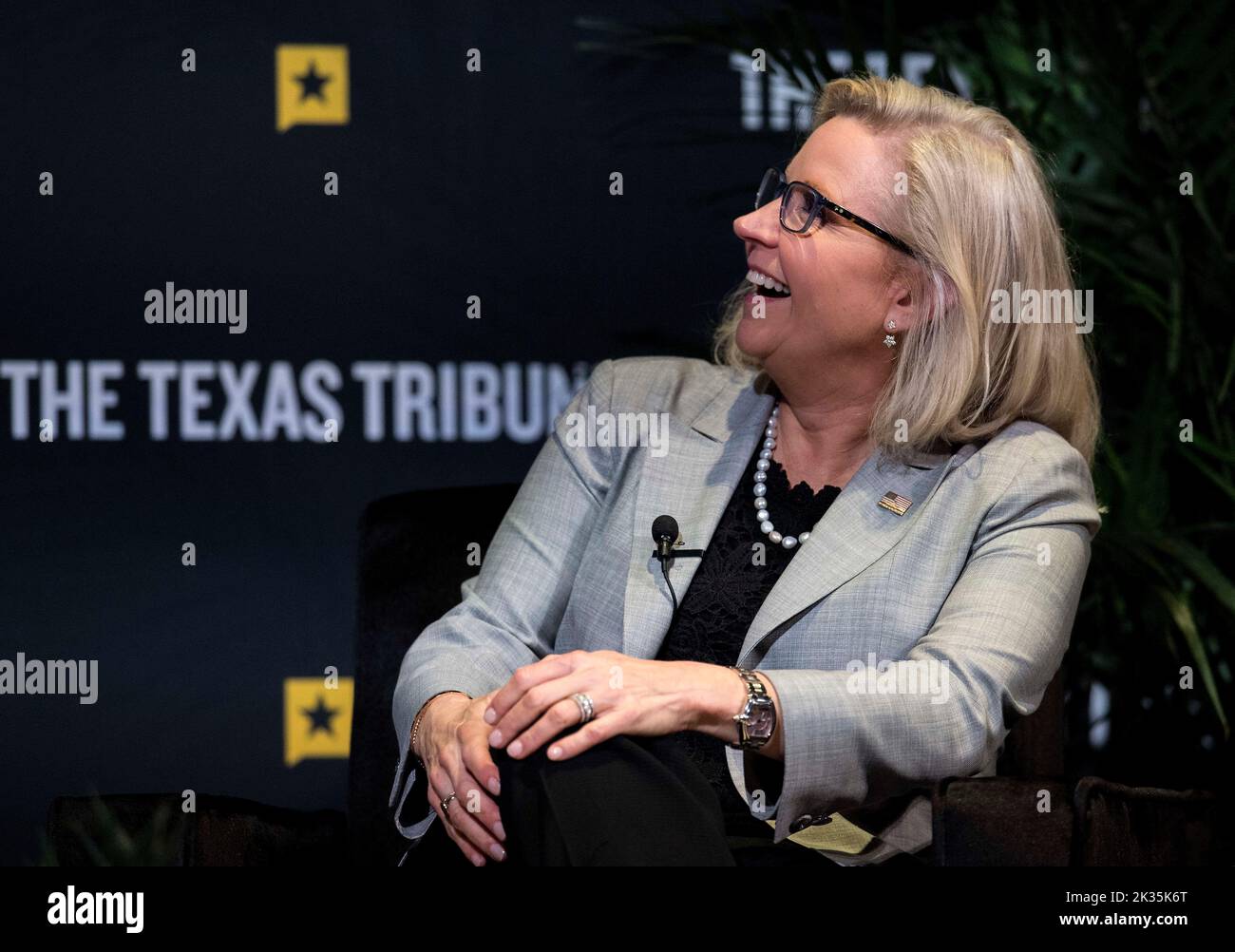 Austin, Texas, USA. 24th Sep, 2022. U.S. Representative LIZ CHENEY (R ...