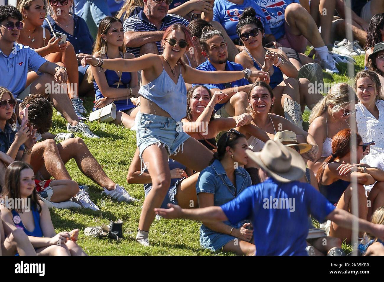 Dallas, Texas, USA. 24th Sep, 2022. Fans in action during the game ...
