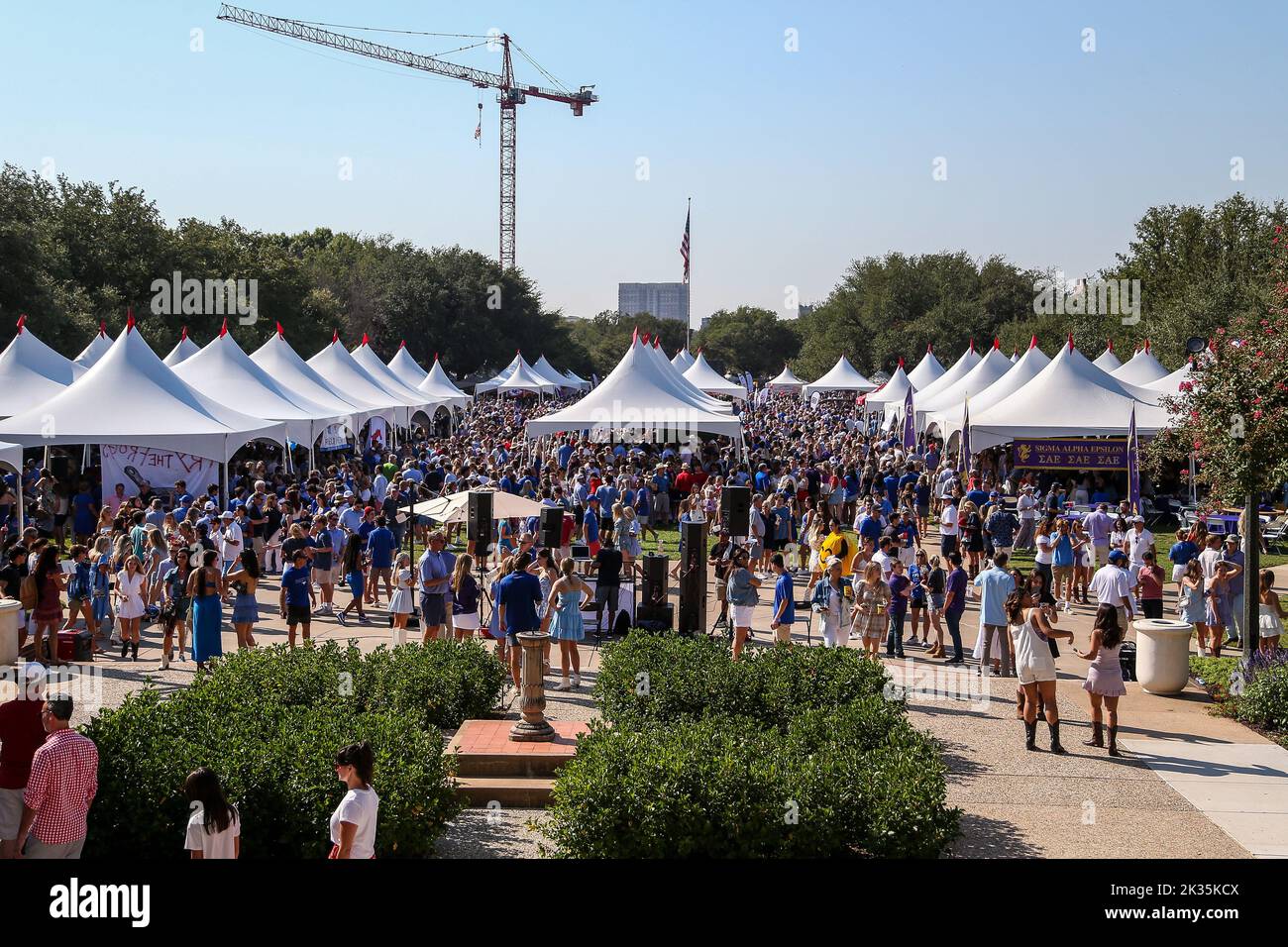 Dallas, Texas, USA. 24th Sep, 2022. Fans in action during the game ...