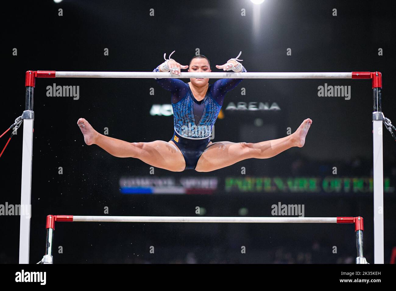 TRONRUD Maria of Norway (women's uneven parallel or asymmetric bars ...