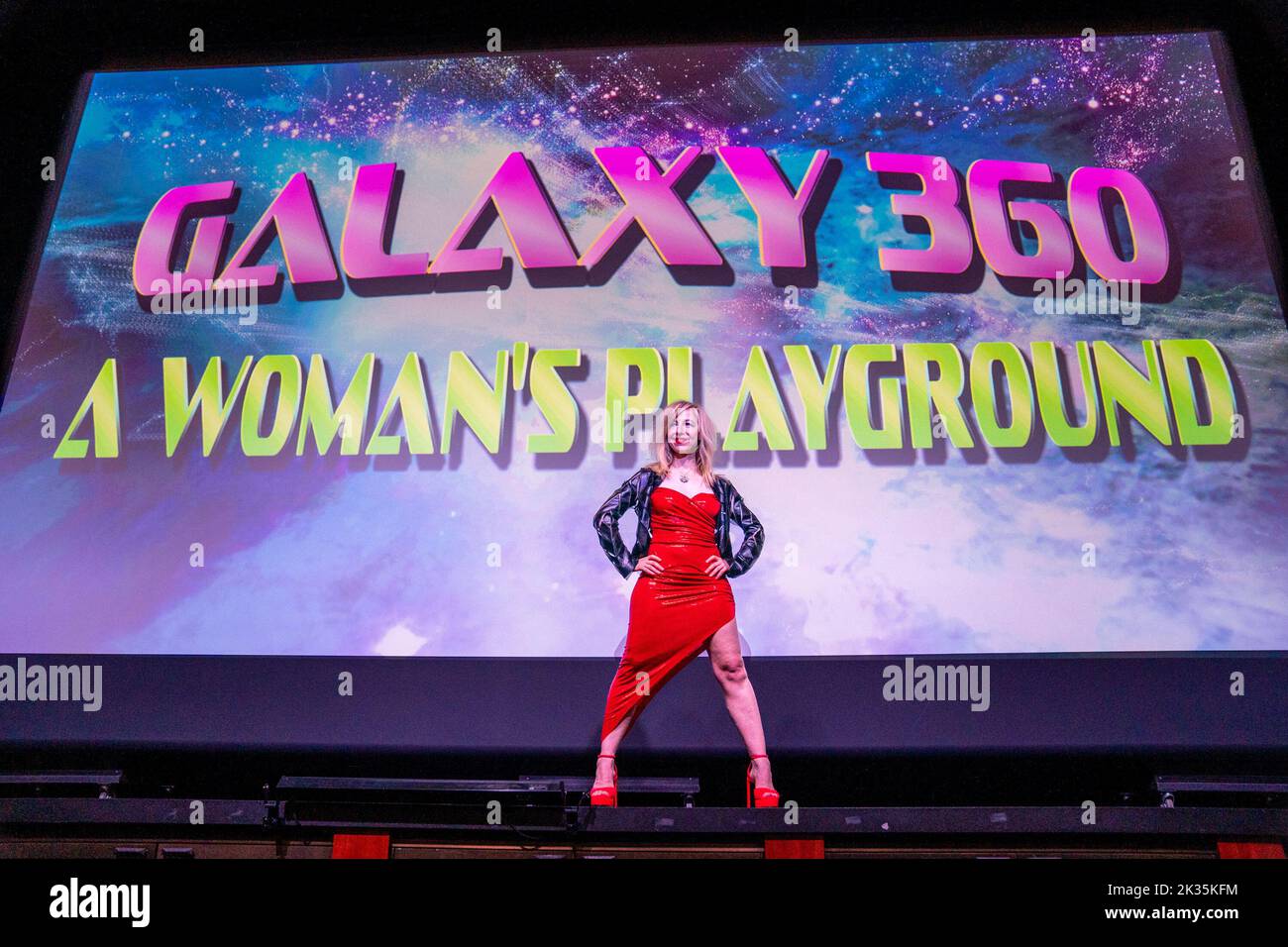 Anna Fishbeyn attends the “Galaxy 360” Screening at Royal Cinema in ...