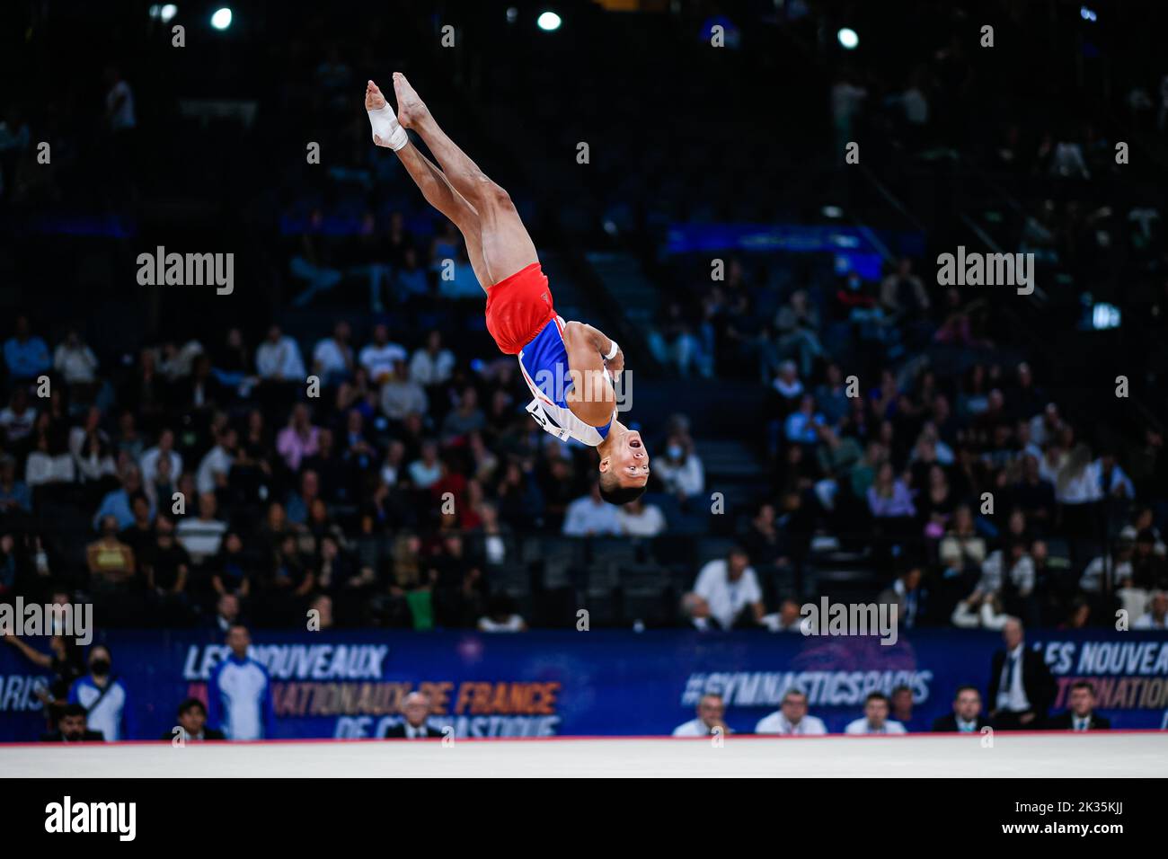 TANG Chia-Hung of Tapei (men's floor) during the FIG World Cup ...