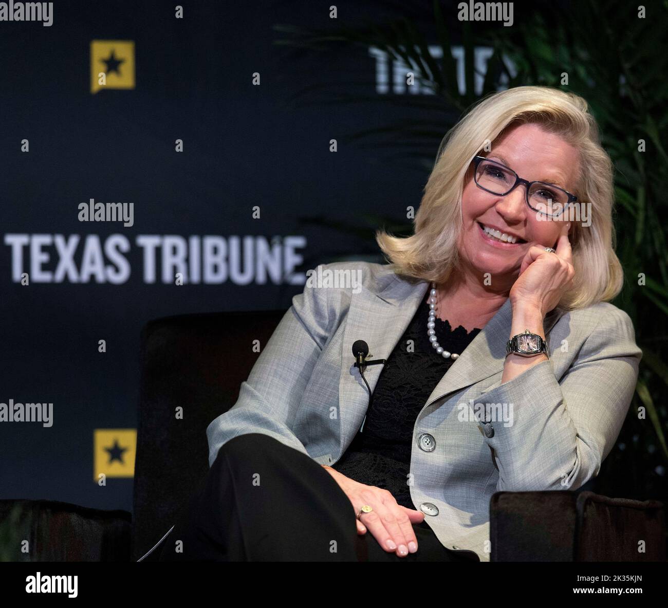 Austin, Texas, USA. 24th Sep, 2022. U.S. Representative LIZ CHENEY (R ...