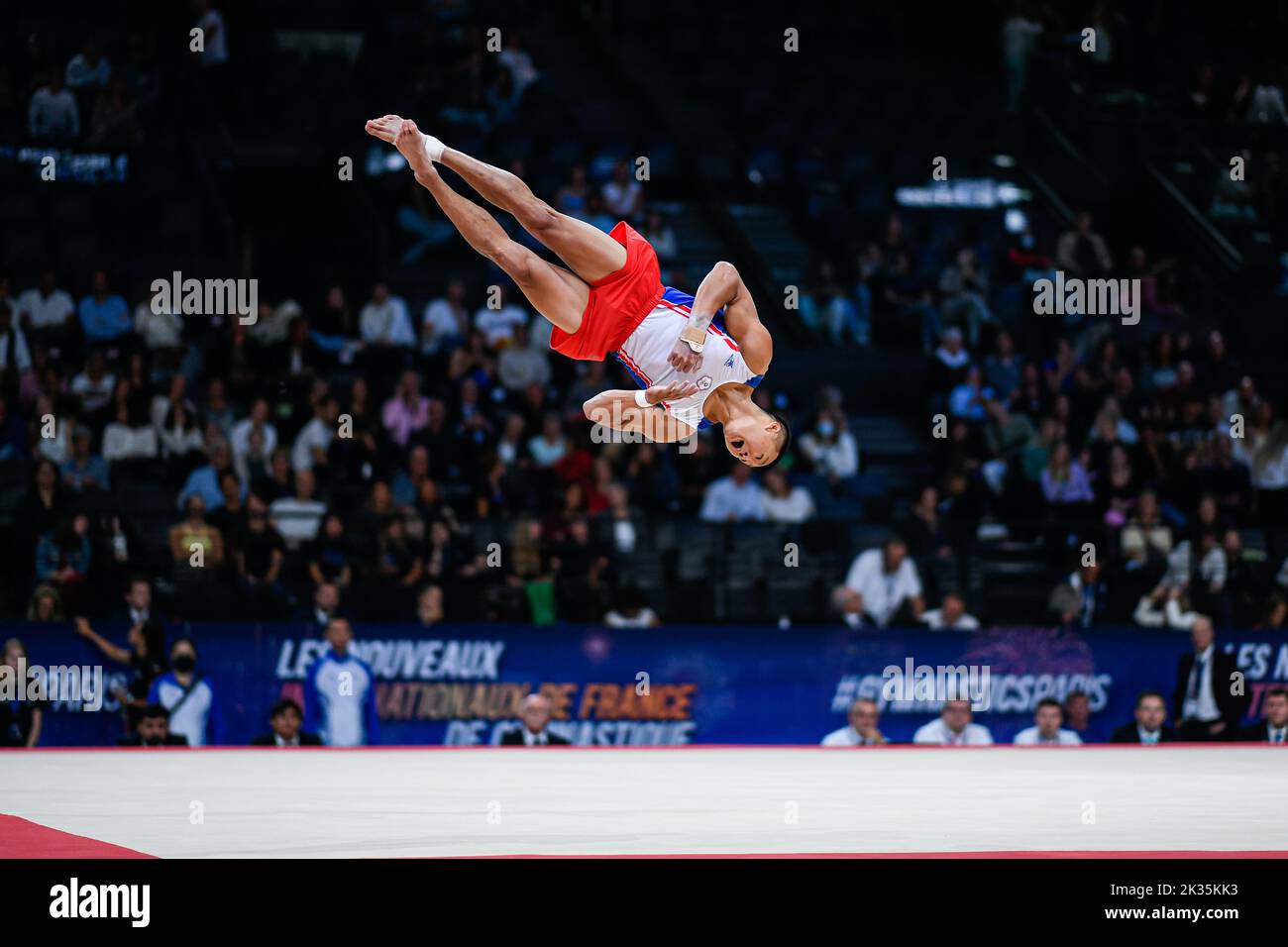 TANG Chia-Hung of Tapei (men's floor) during the FIG World Cup ...