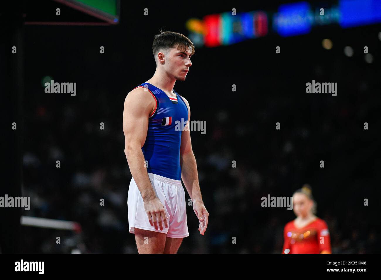 SALADINO Leo of France (men's vaulting) during the FIG World Cup ...