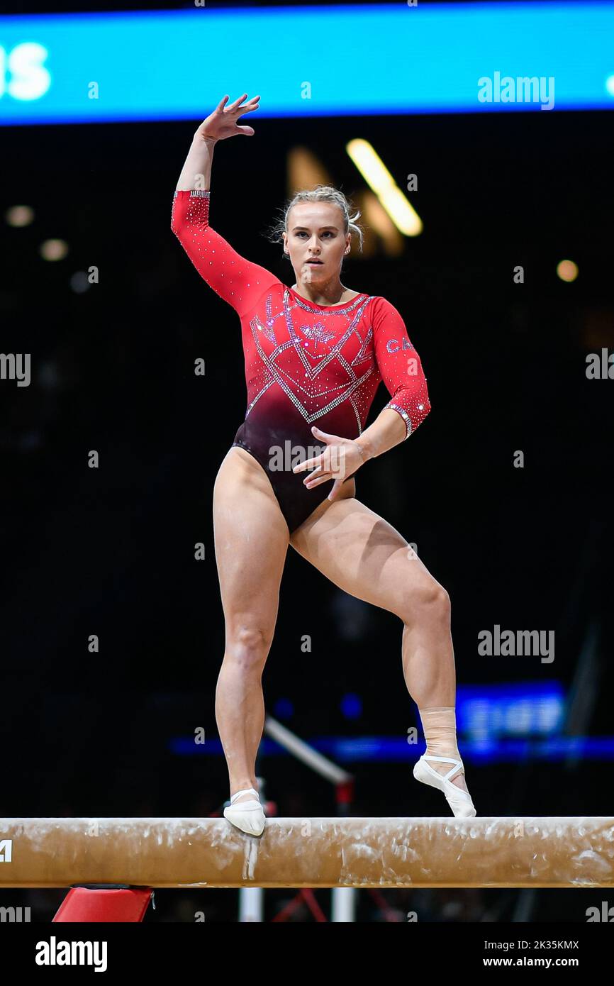 BLACK Elsabeth of Canada (women's balance beam) during the FIG World ...