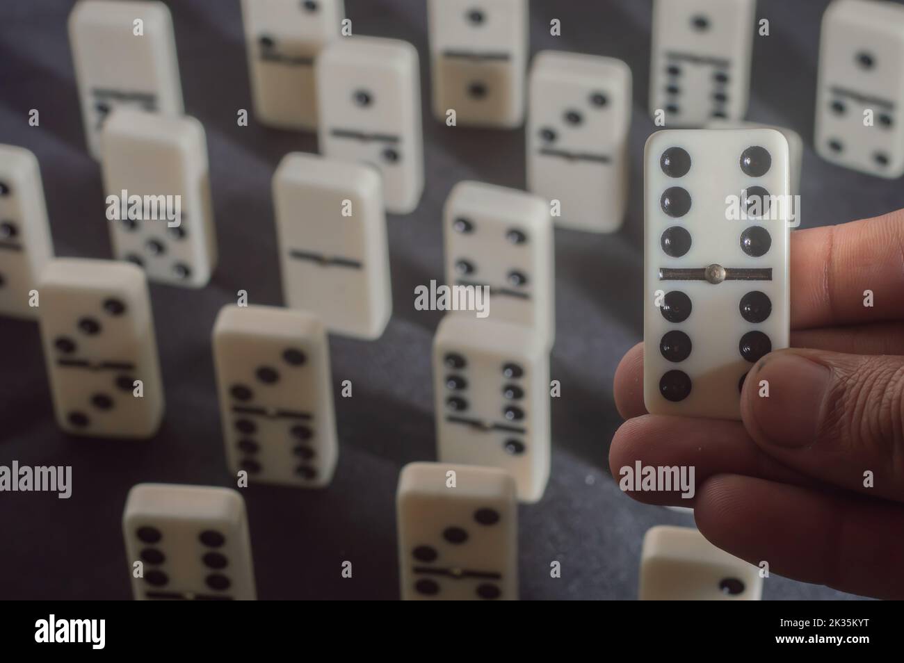Domino symbol hi-res stock photography and images - Alamy
