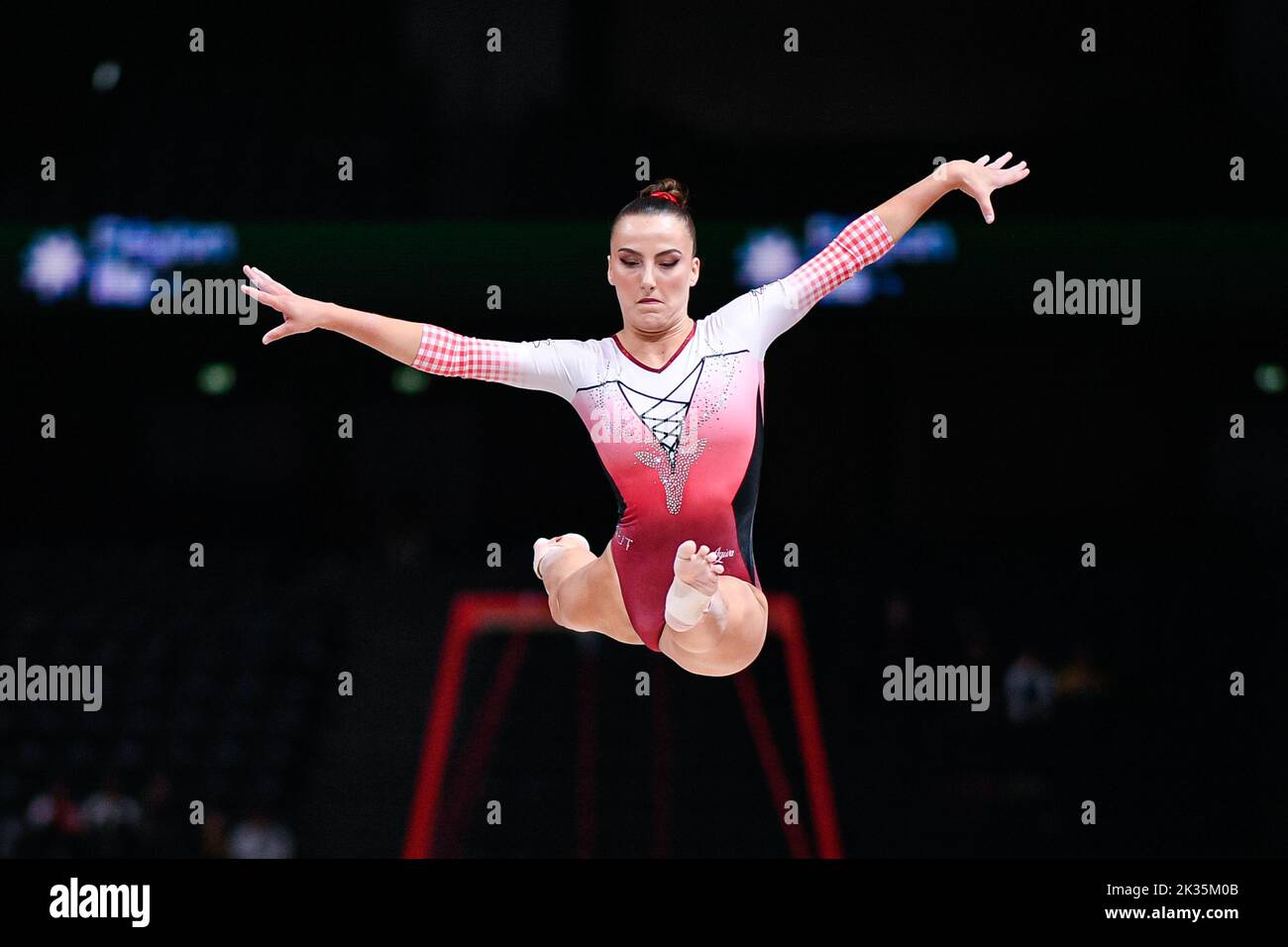 KICKINGER Selina of Austria (women's balance beam) during the FIG World ...