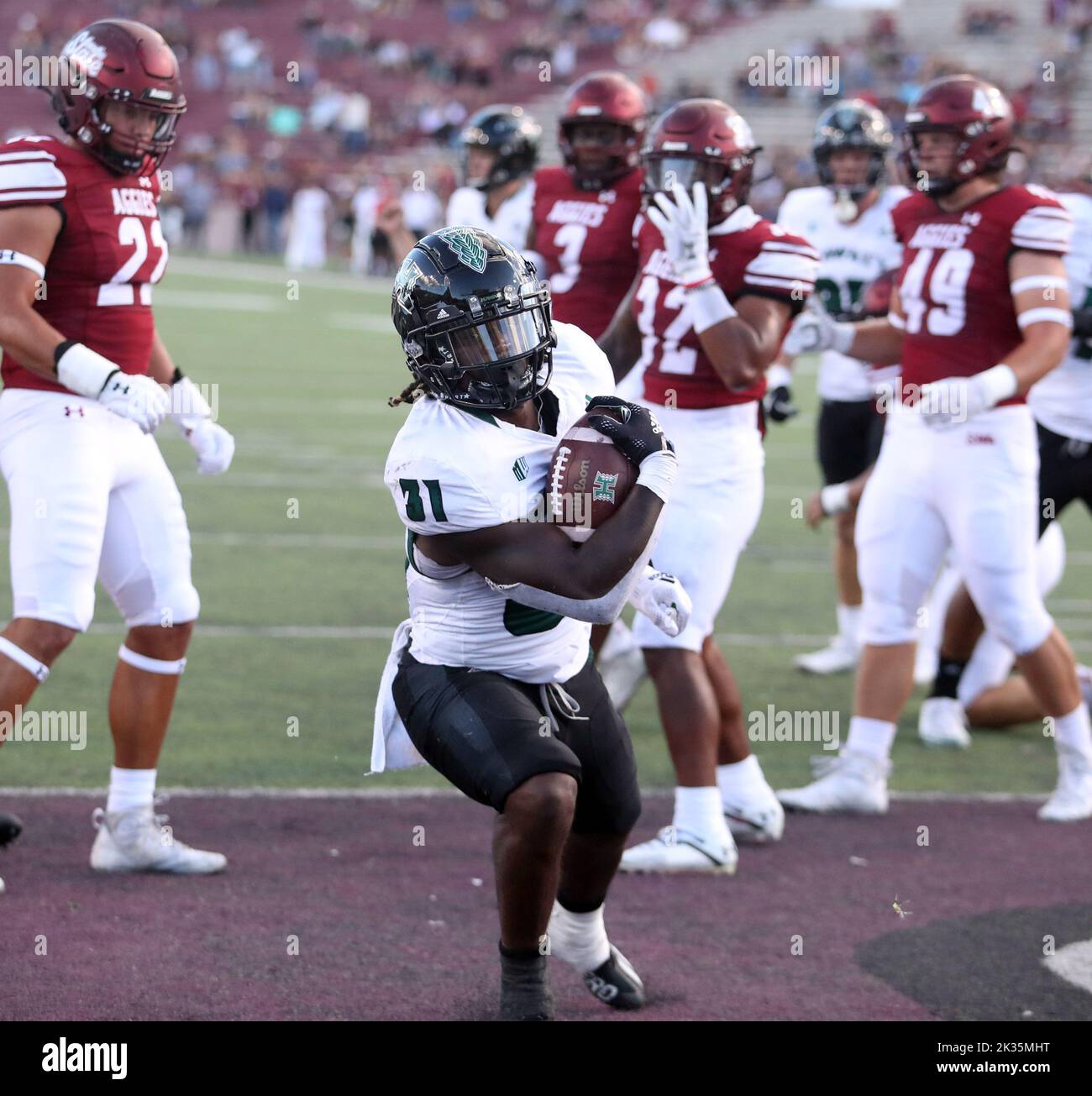 September 24, 2022 - Hawaii Rainbow Warriors running back Dedrick ...