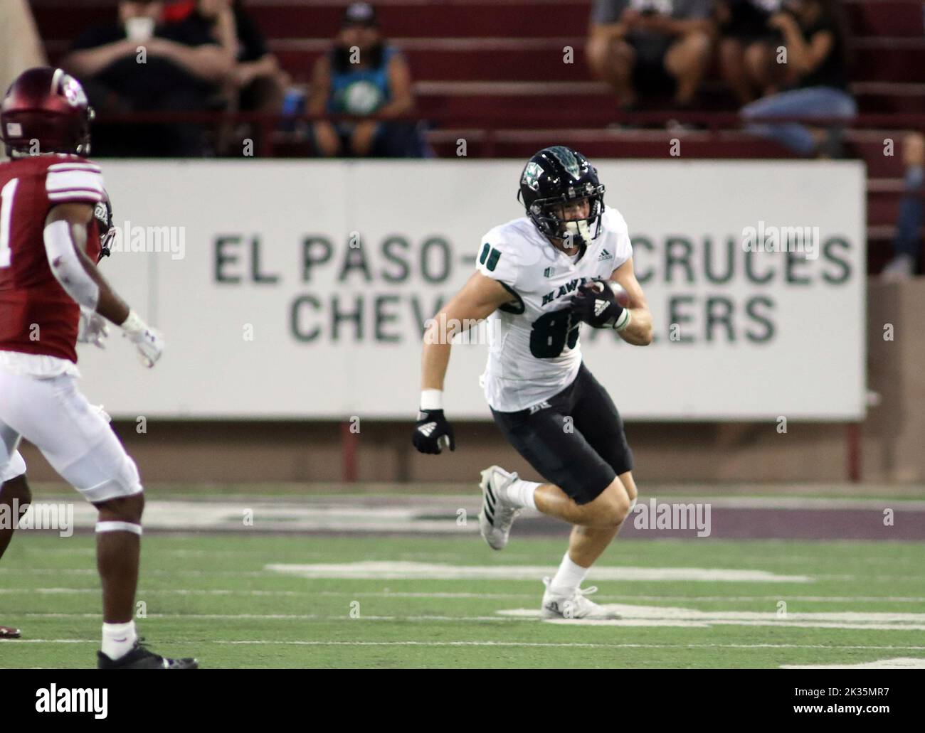 September 24, 2022 - Hawaii Rainbow Warriors tight end Caleb Phillips ...