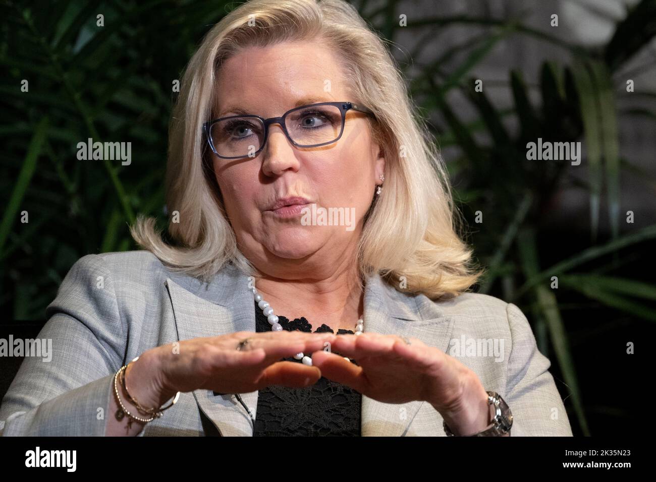 Austin, USA. 24th Sep, 2022. Wyoming Republican Rep. LIZ CHENEY, R ...