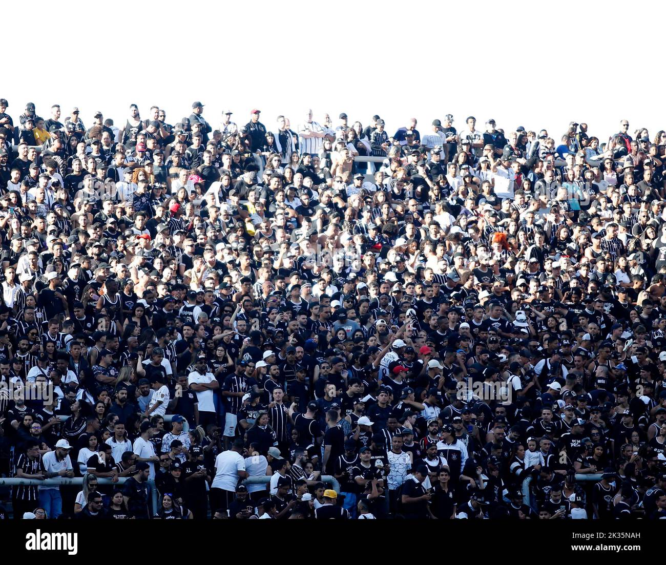September 24, 2022, Sao Paulo, SP, Brazil: Supporters during a game ...