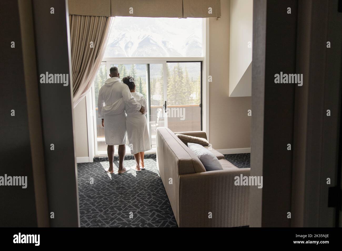 Out of hotel hi-res stock photography and images - Alamy