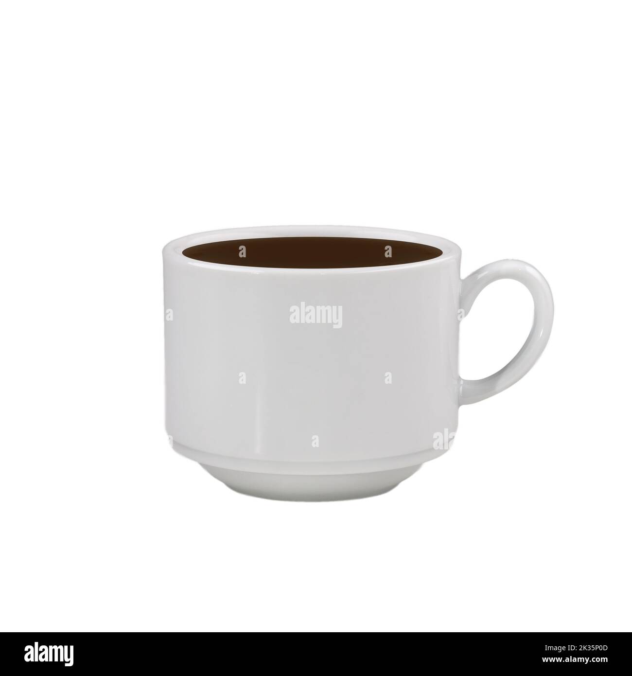 Falling coffee cup. Cup of coffee splashes while falling. Splash in ...