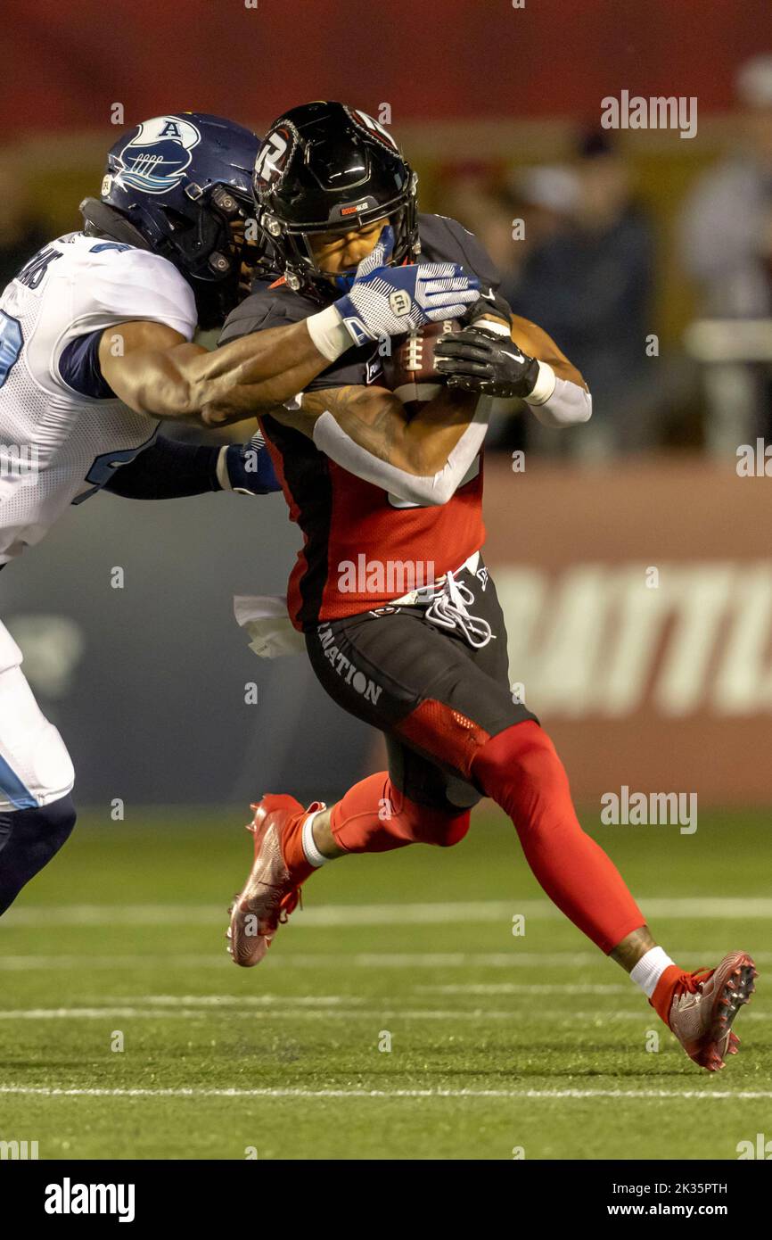 Ottawa, Canada. 24 Sep 2022. Devonte Williams (31) of the Ottawa ...