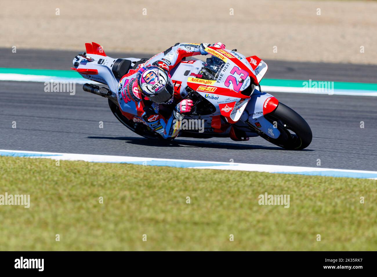 24th September 2022; Mobility Resort Motegi, Motegi, Japan: Japanese MotoGP, Race Day: Gresini ...