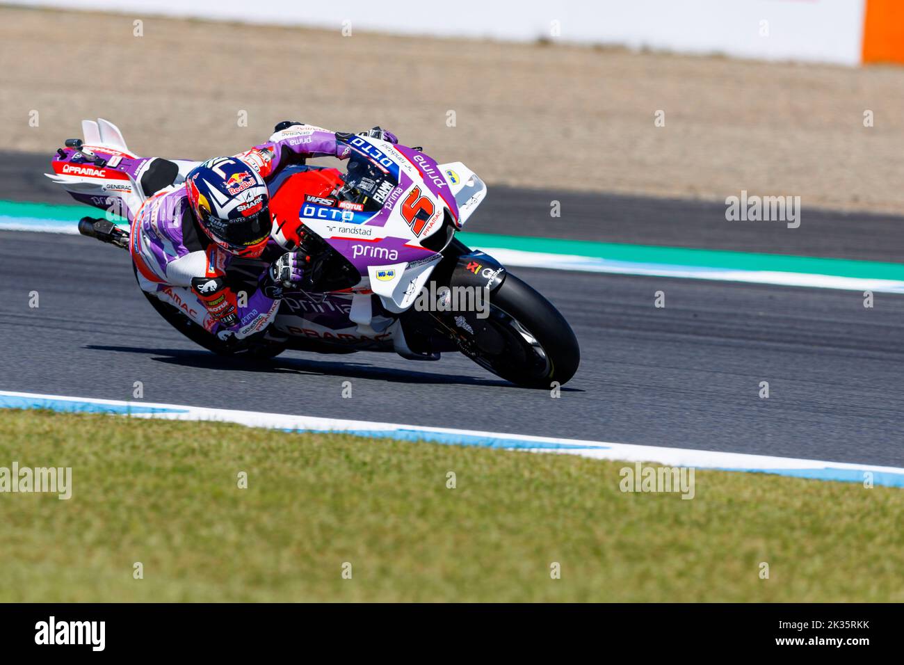 24th September 2022; Mobility Resort Motegi, Motegi, Japan: Japanese MotoGP, Race Day: Pramac ...