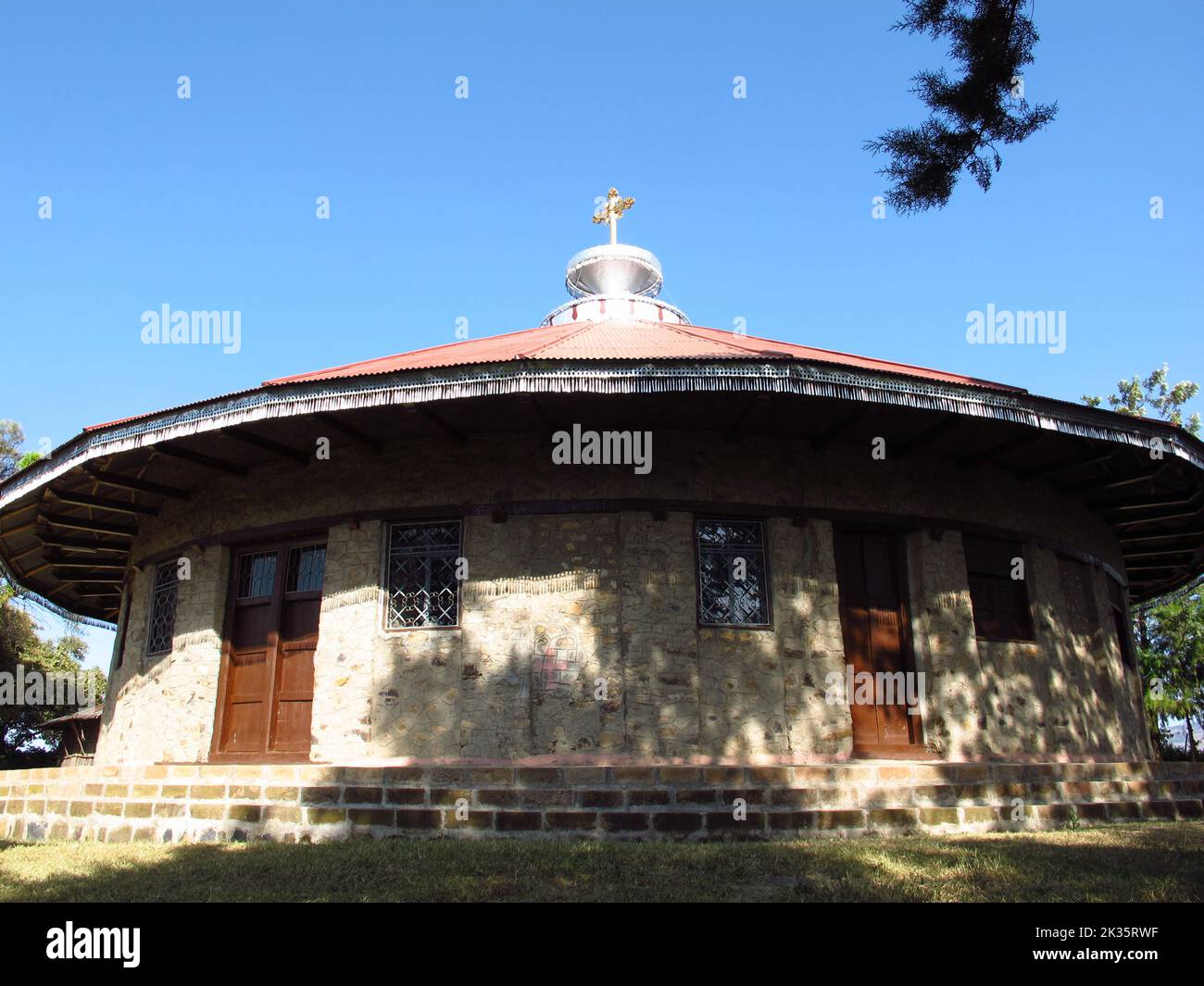 The Orthodox monastery in the heart of Africa in Ethiopia Stock Photo ...