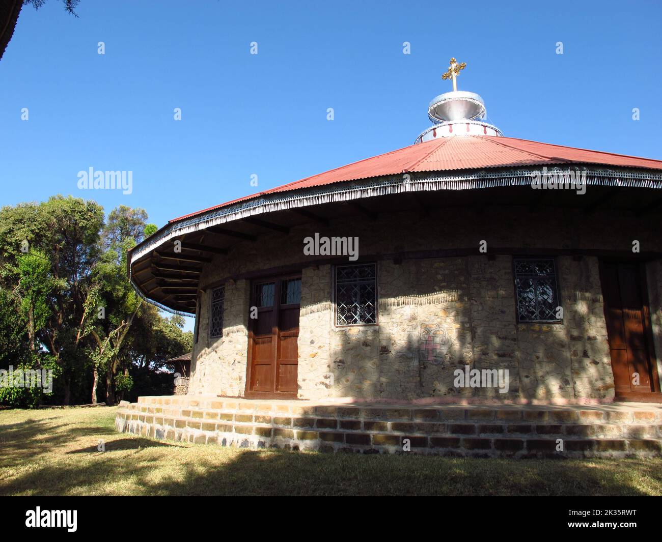 The Orthodox monastery in the heart of Africa in Ethiopia Stock Photo ...