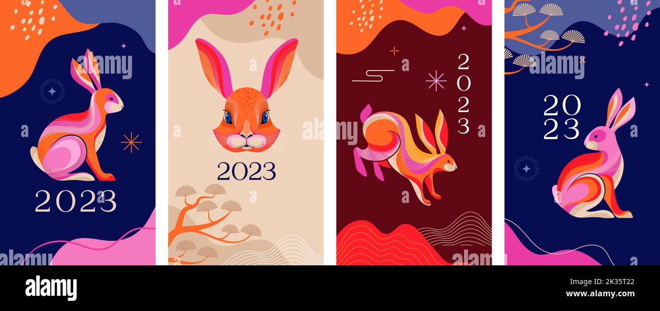 Chinese new year 2023 year of the rabbit - Story template designs ...