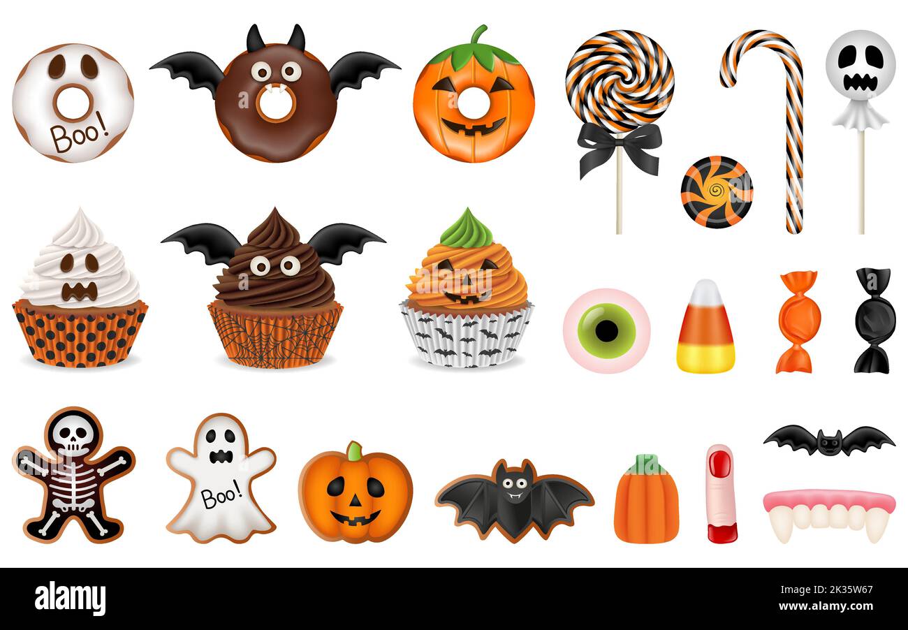 Spooky cakes Stock Vector Images - Alamy