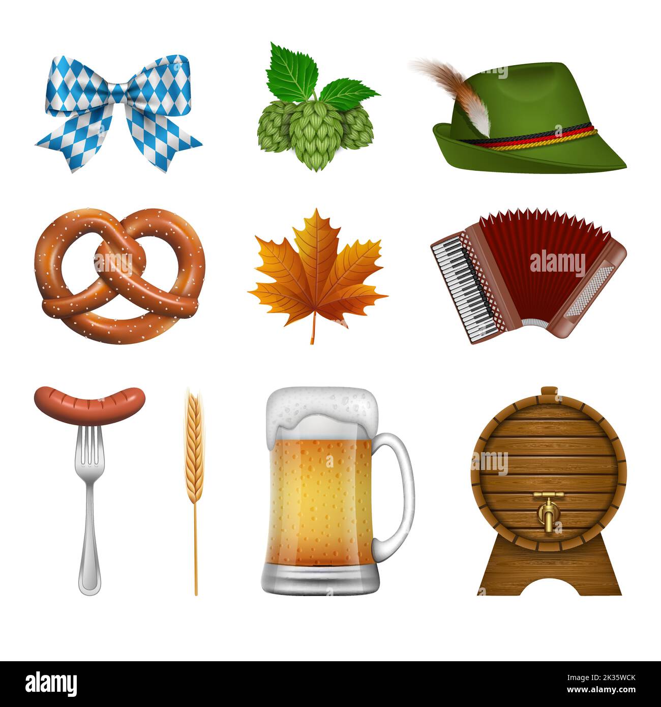 Oktoberfest elements hi-res stock photography and images - Alamy