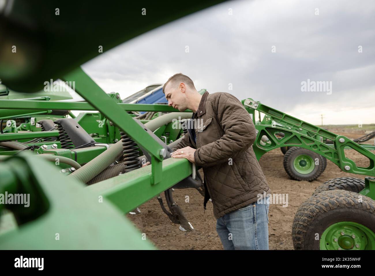 Three combine harvester hi-res stock photography and images - Alamy