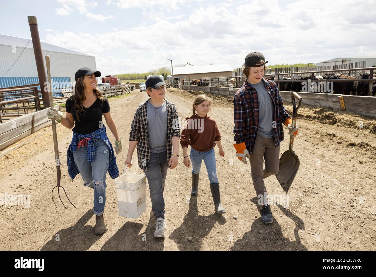 Family farming tools hi-res stock photography and images - Alamy