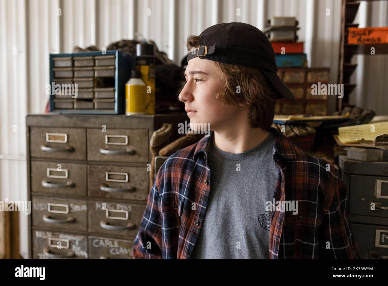 Teen boy ranch hi-res stock photography and images - Alamy