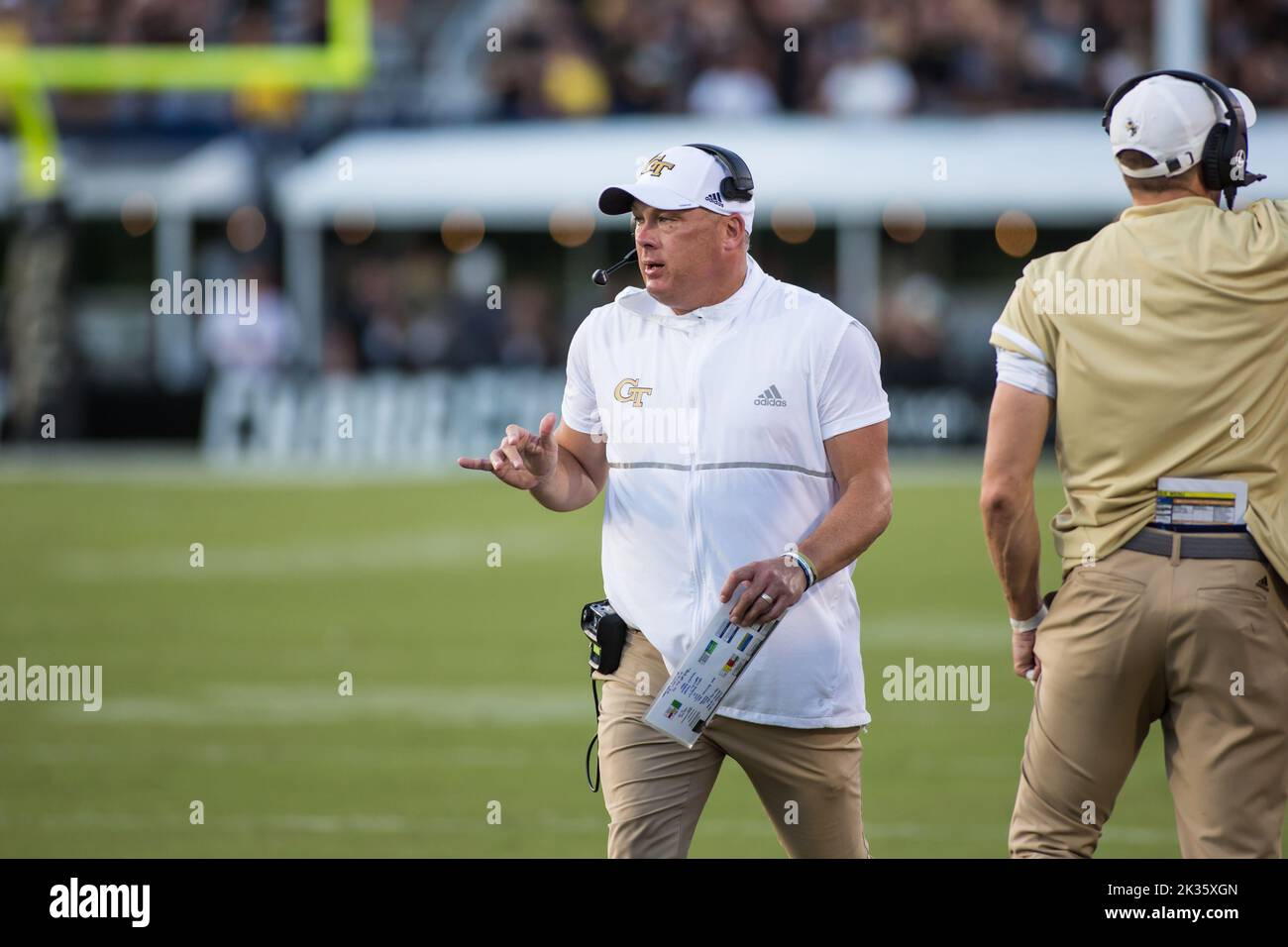 September 24, 2022: Georgia Tech Yellow Jackets head coach Geoff ...
