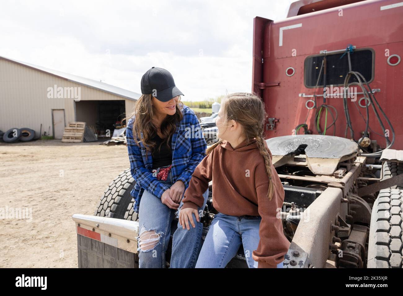 Farmer daughter hi-res stock photography and images - Alamy