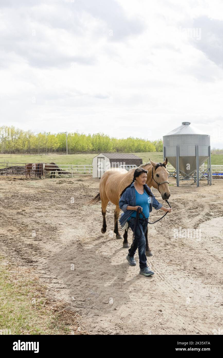 Farmer walking hi-res stock photography and images - Alamy