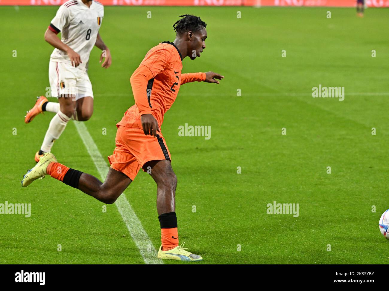 Jeremie Frimpong (2) of the Netherlands pictured during a friendly ...