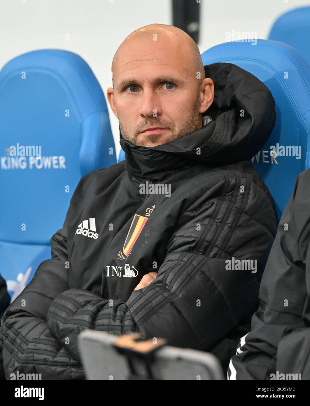 Assistant Coach Thomas Buffel of Belgium pictured during a friendly ...