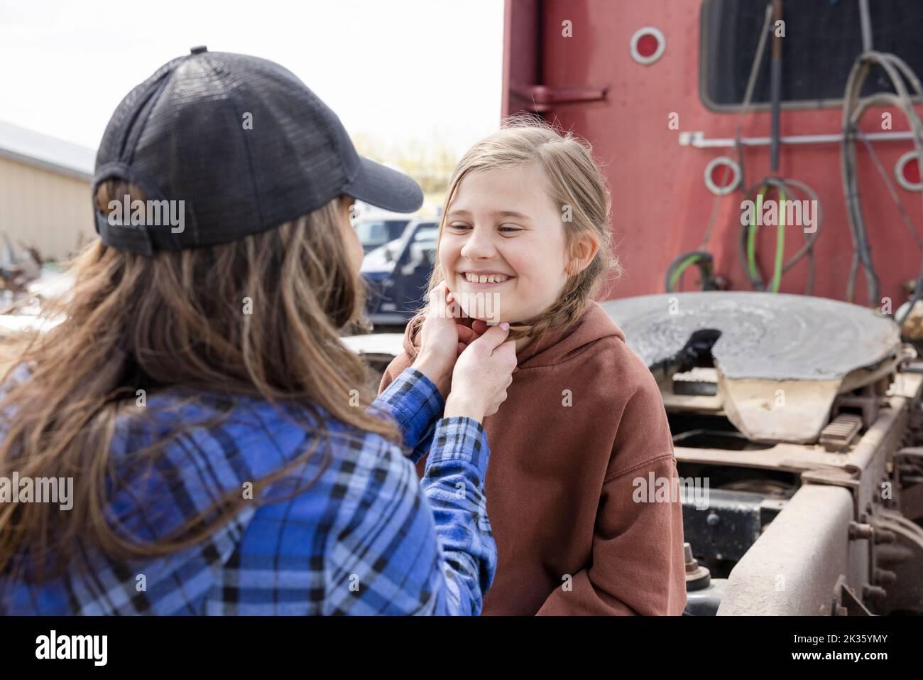 Farmer daughter hi-res stock photography and images - Alamy