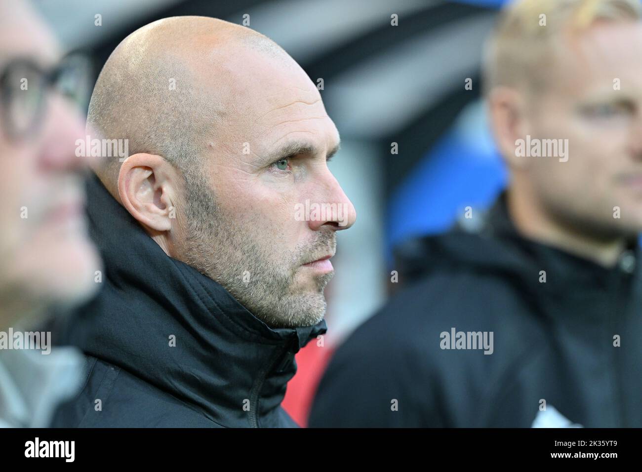 Assistant Coach Thomas Buffel of Belgium pictured during a friendly ...