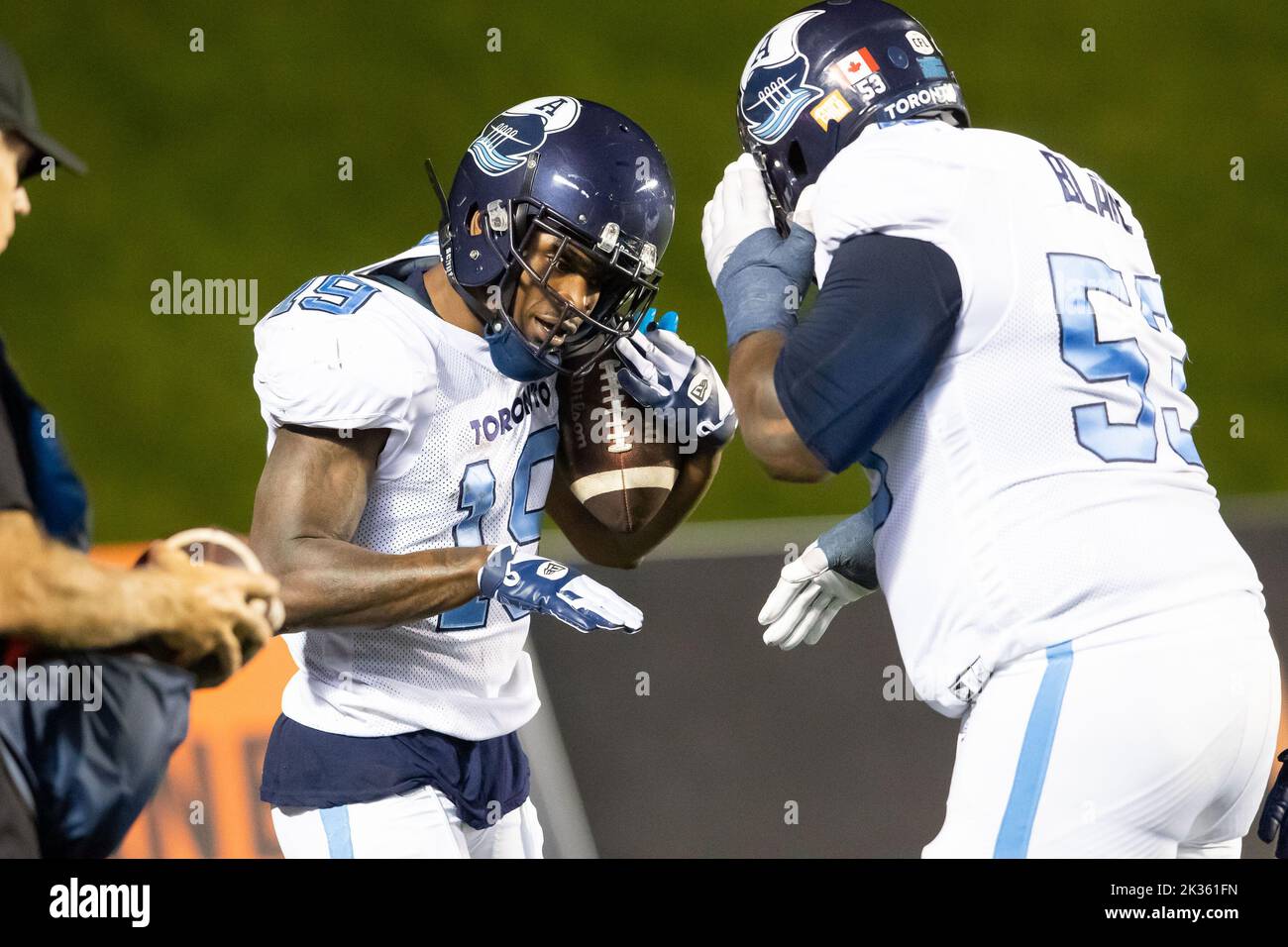 September 24, 2022: Toronto Argonauts Kurleigh Gittens Jr. (19 ...