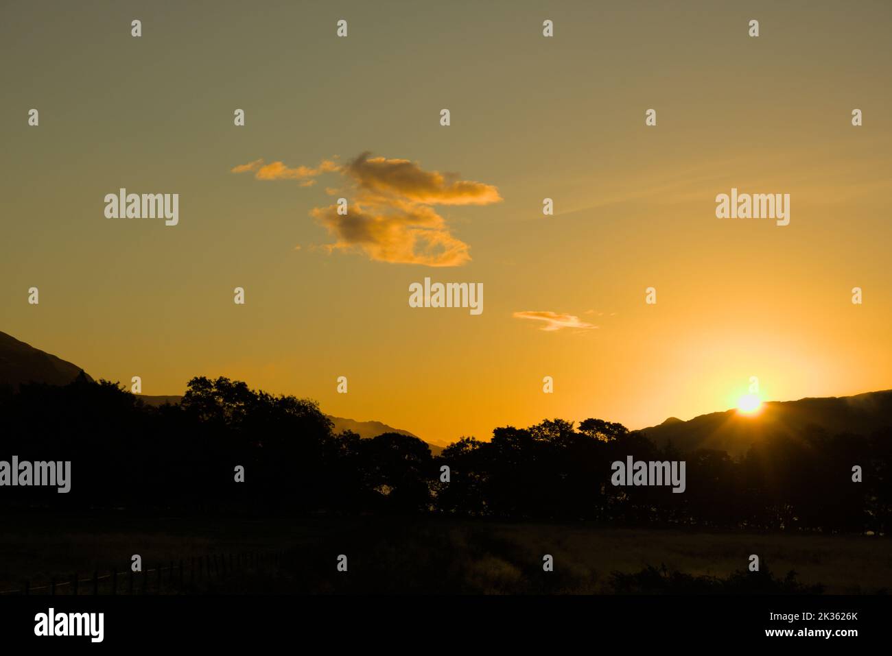 Sun path rising sunset hi-res stock photography and images - Alamy