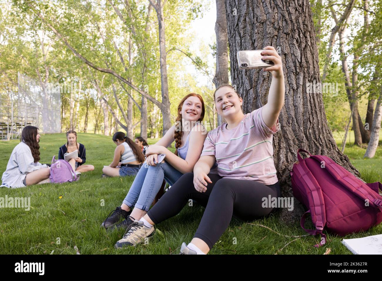Cheerful classmate hi-res stock photography and images - Alamy